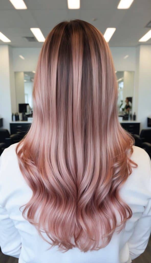 Rose Gold Balayage