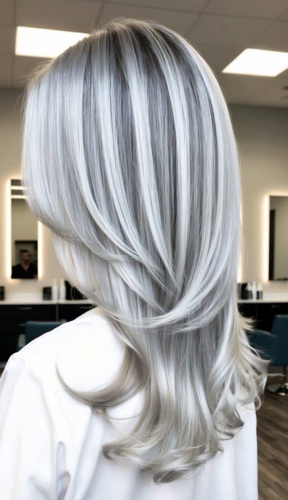 62 Silver Balayage Hair Ideas for a Cool, Modern Edge - We Heart Hairstyles