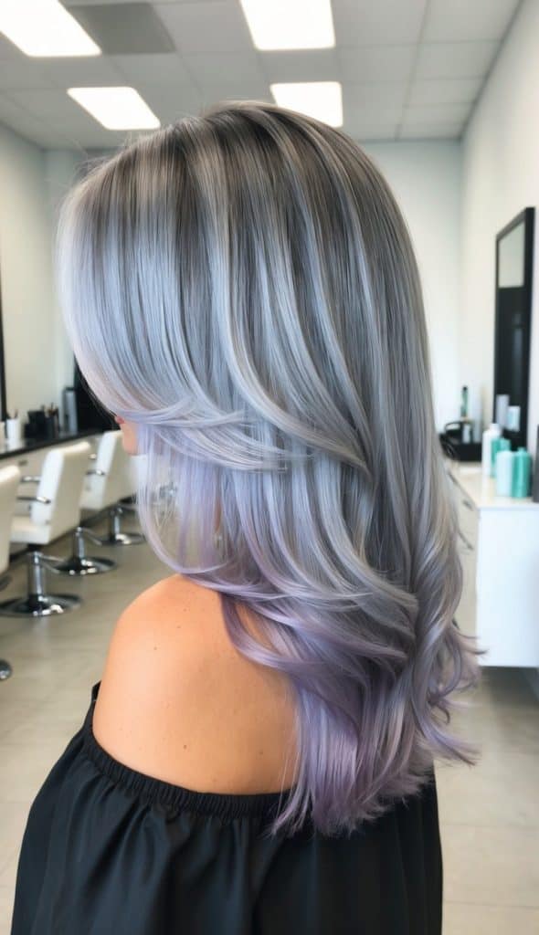 13 Silver Ombre Hair Ideas: Stunning Metallic Looks for a Modern Edge ...
