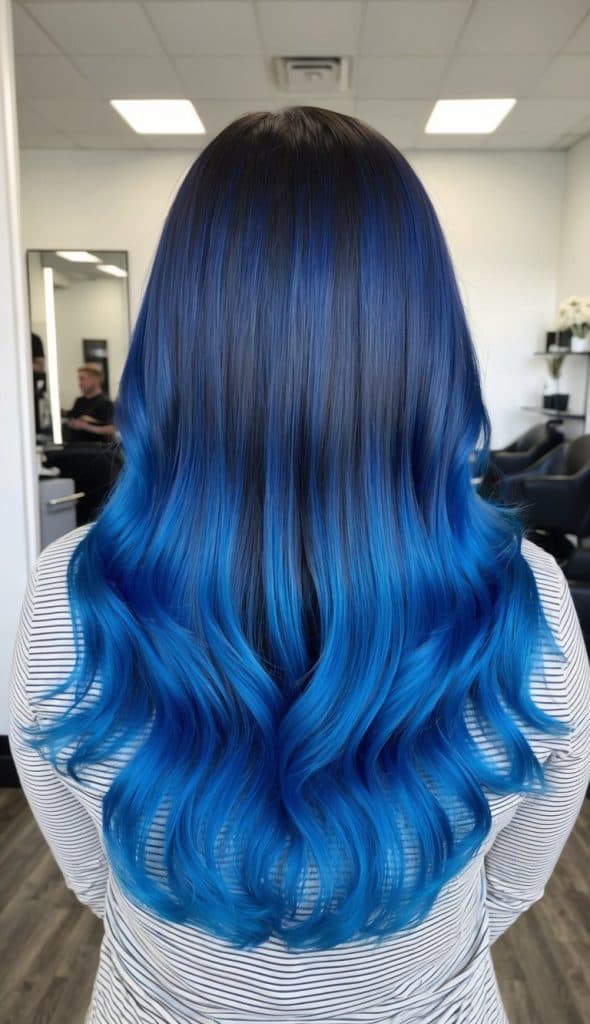 21 Blue Ombre Hair Ideas: Daring Looks You'll Love - We Heart Hairstyles