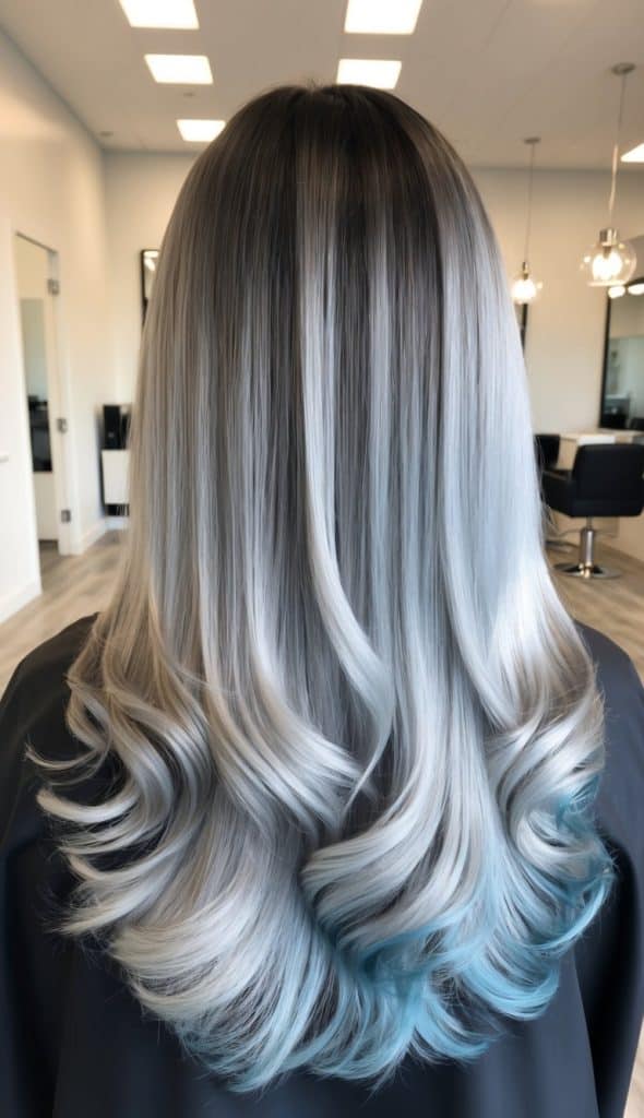 13 Silver Ombre Hair Ideas: Stunning Metallic Looks for a Modern Edge ...