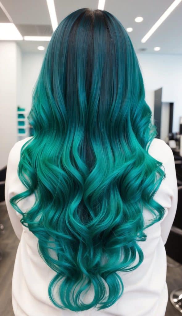 27 Teal Ombre Hair Ideas: Stunning Blue-Green Blends for a Bold Look ...
