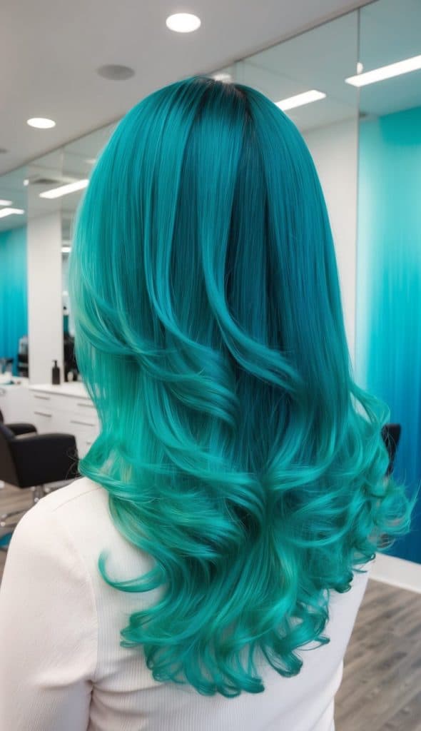 27 Teal Ombre Hair Ideas: Stunning Blue-Green Blends for a Bold Look ...