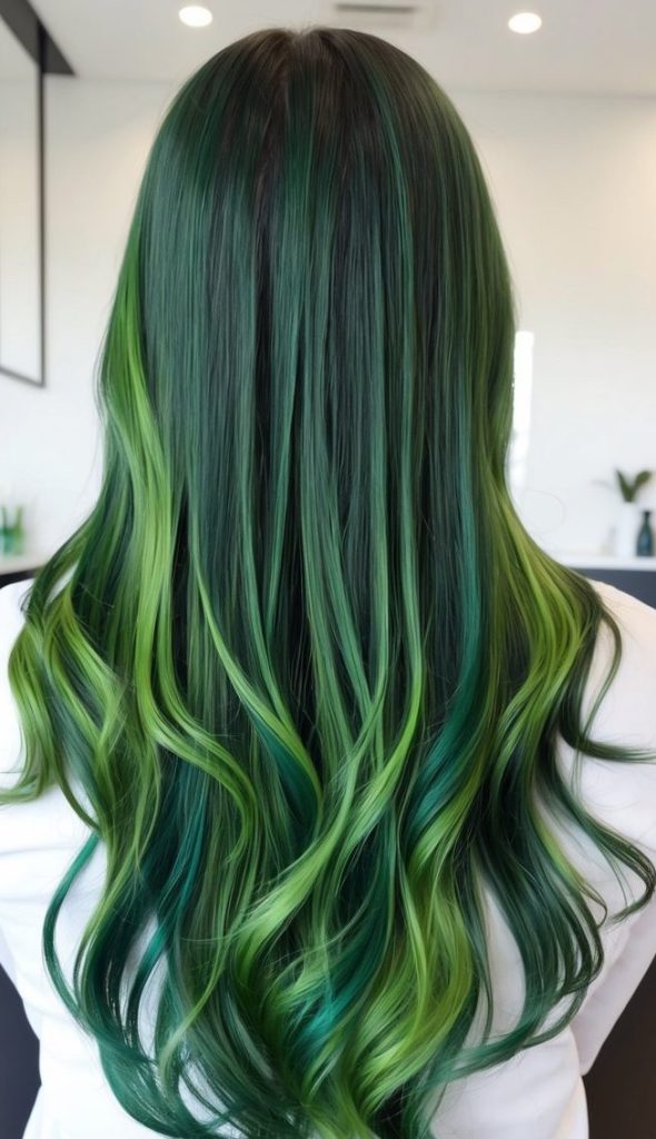 23 Green Hair Ideas: Bold Shades from Emerald to Mint for Your Next ...