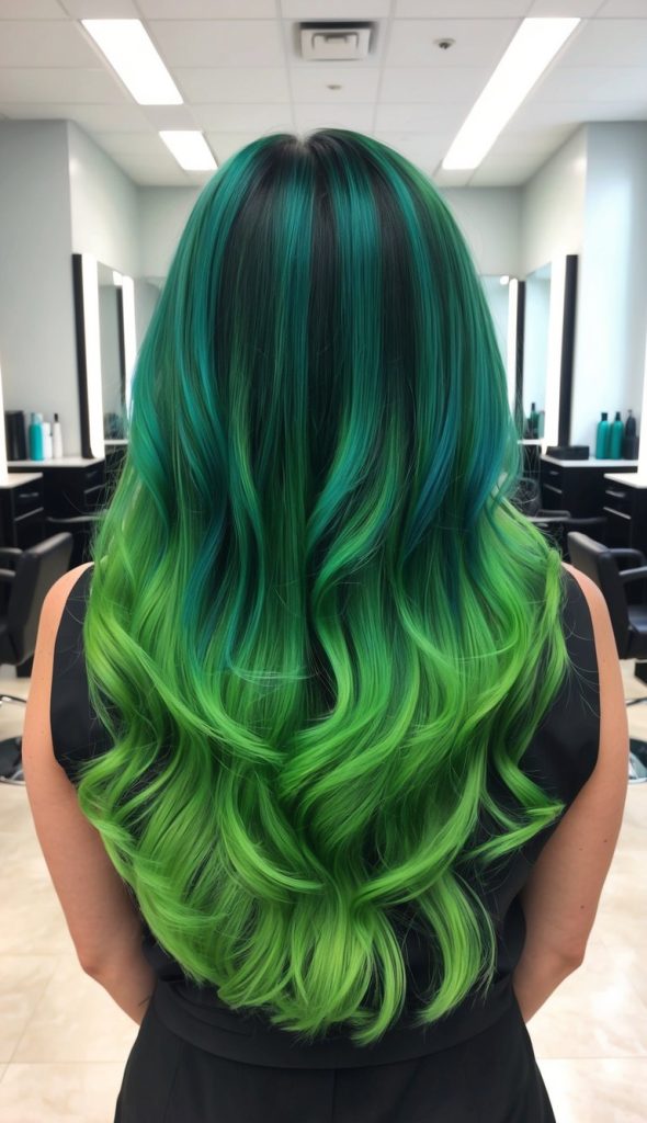 23 Green Hair Ideas: Bold Shades from Emerald to Mint for Your Next ...