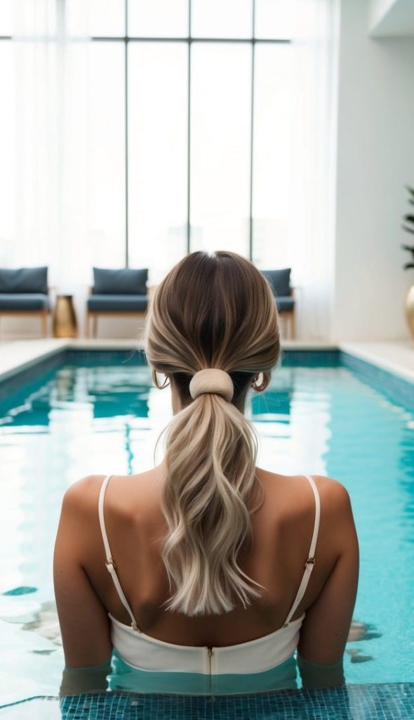 27 Pool Hair Ideas Hairstyles: Cute and Easy Swimming Looks for Summer ...