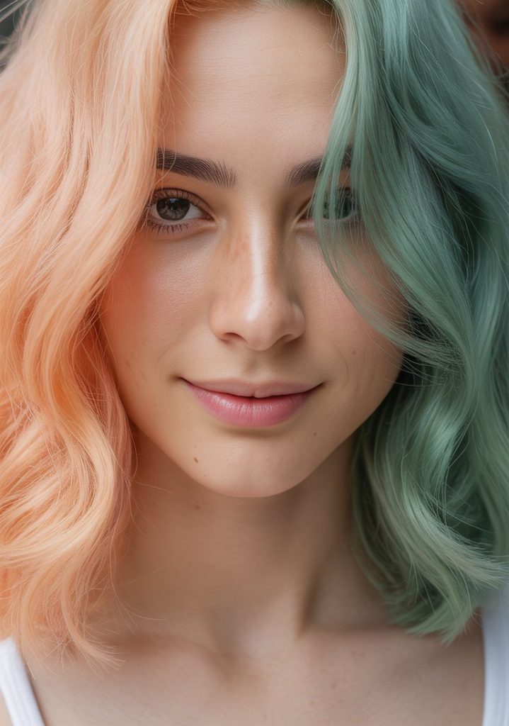 23 Split Dye Hair Ideas for a Striking, Statement-Making Look - We ...