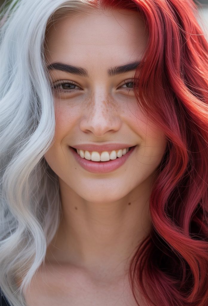 23 Split Dye Hair Ideas for a Striking, Statement-Making Look - We ...