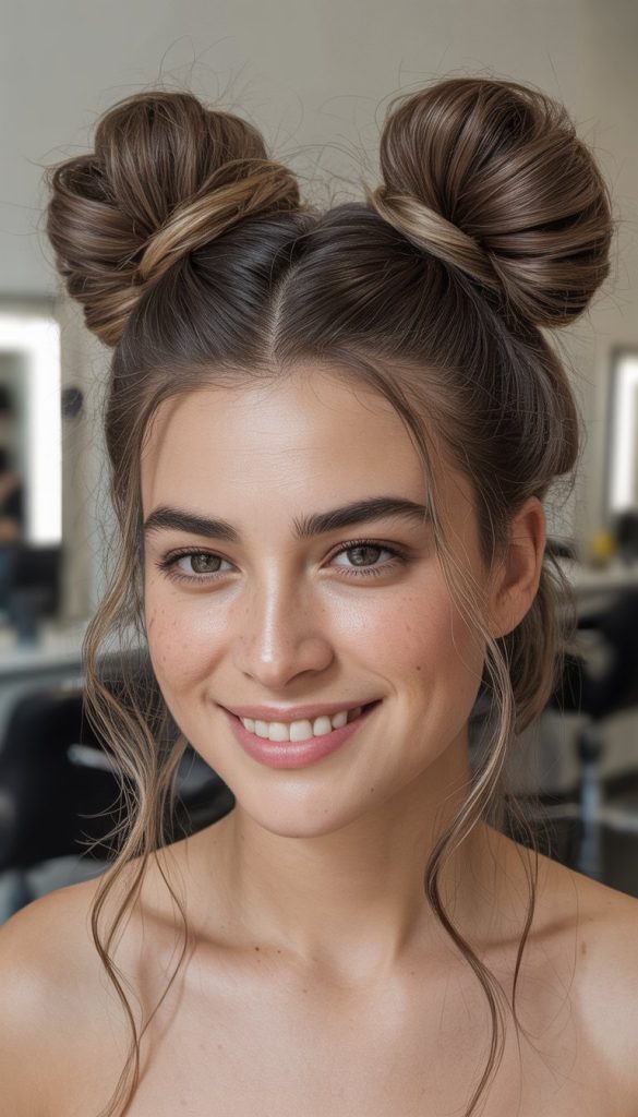 24 Space Bun Ideas That Are Out of This World - We Heart Hairstyles