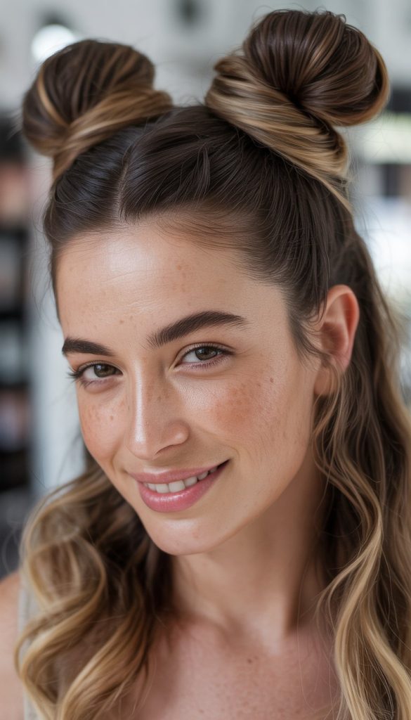 24 Space Bun Ideas That Are Out of This World - We Heart Hairstyles