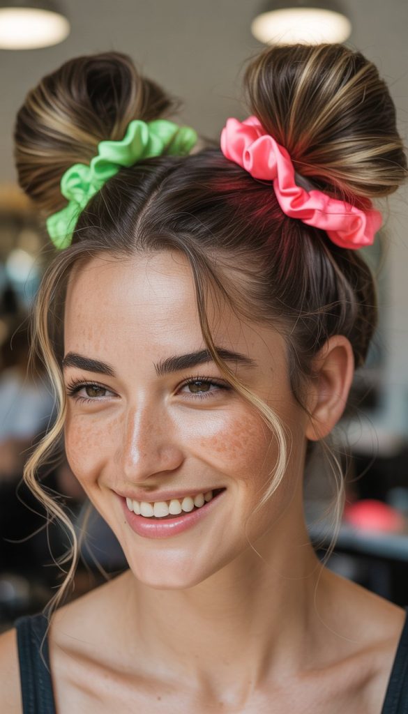 24 Space Bun Ideas That Are Out of This World - We Heart Hairstyles