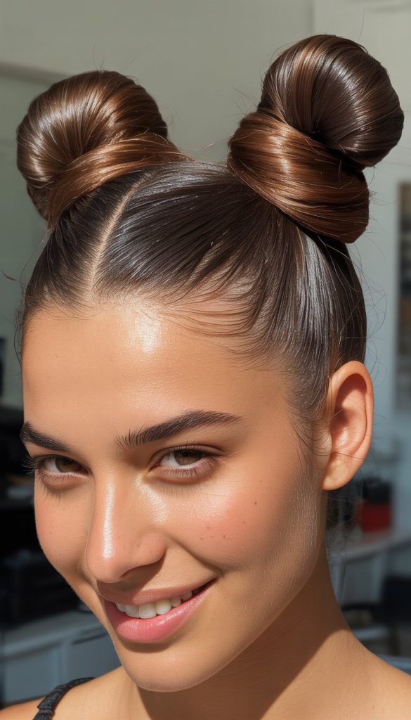 24 Space Bun Ideas That Are Out of This World - We Heart Hairstyles