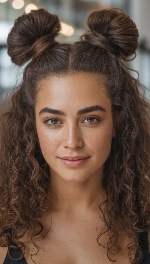 24 Space Bun Ideas That Are Out of This World - We Heart Hairstyles